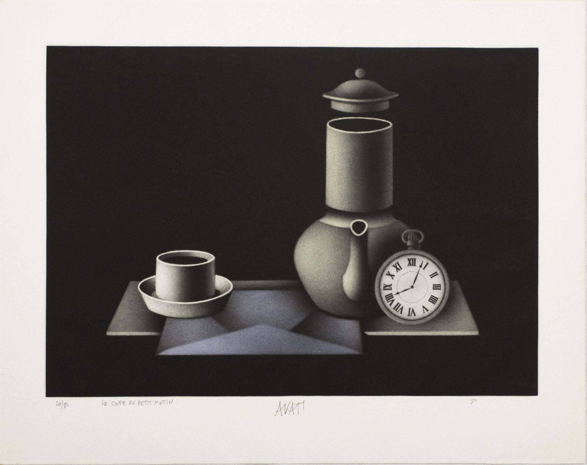 Mario AVATI acquaforte alla maniera nera in vendita su EmporiumArt